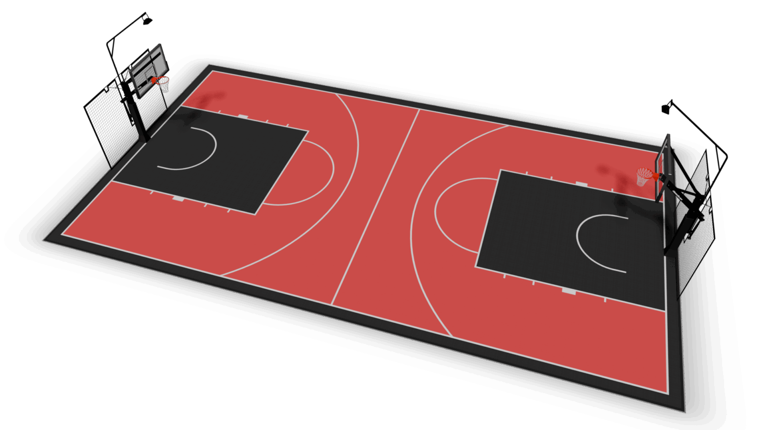Premium Basketball Courts - Modular Flooring & Mega Slam Hoops - OnCourt